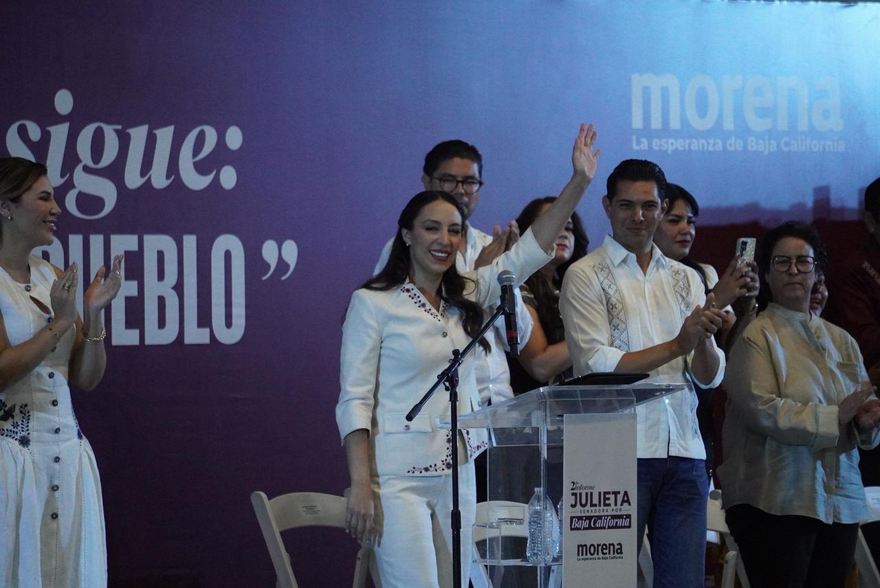 Julieta Ramírez rinde informe en mayo